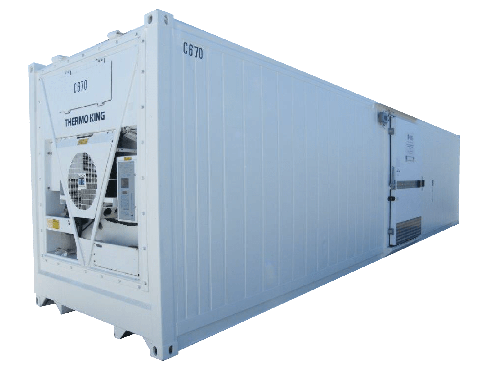 40ft Portable Blast Freezers are available as New or Refurbished units